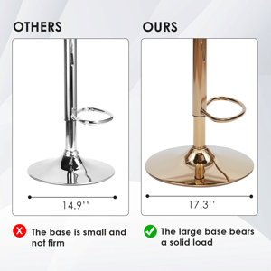 Wade Logan® Swivel Adjustable Height Stools & Reviews | Wayfair